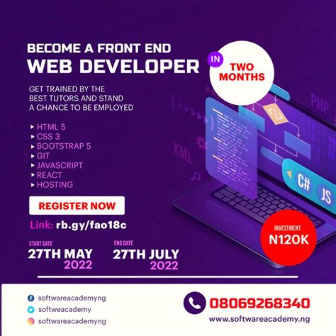 Learn Front End Development Programming Nigeria