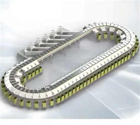 High Speed Sorting Solution Loop Cross Belt Sorter With Automated