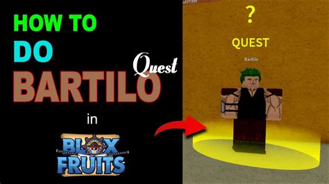 How To Do Bartilo Quest In Blox Fruits Bartilo Quest Full Guide In Blox Fruits Youtube