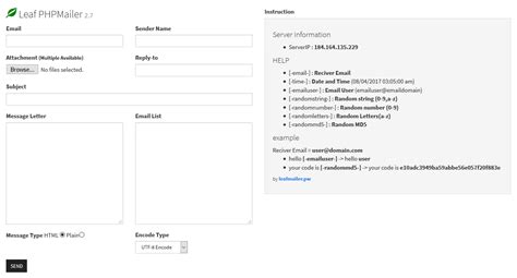 script leaf phpmailer 2 7 spacra