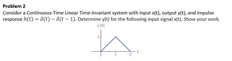 Solved Problem Consider A Continuous Time Linear Chegg