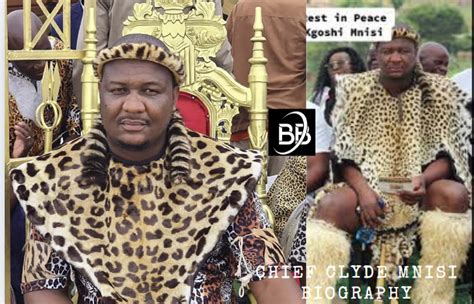 Chief Clyde Mnisi Biography House Mother Wife Brother Biographybaze
