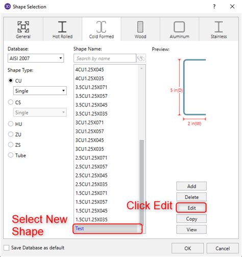 Risa How To Get A Code Check For Custom Cold Formed Steel Shapes