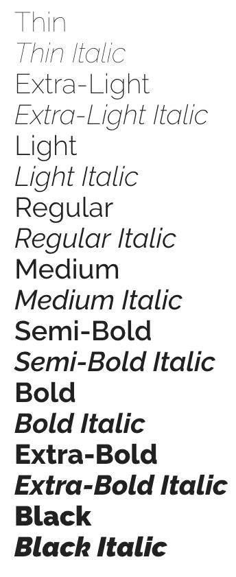 what you can do with different font weights prototypr