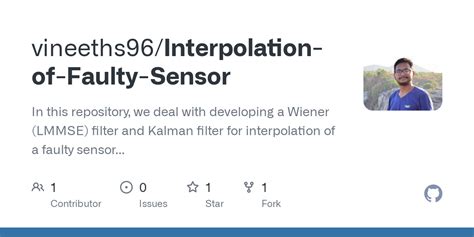 Github Vineeths96interpolation Of Faulty Sensor In This Repository We Deal With Developing
