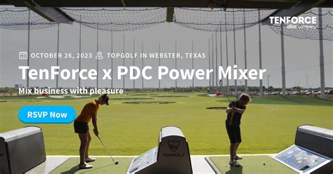 Tenforce On Linkedin Join Us At The Tenforce X Pdc Houston Power Mixer