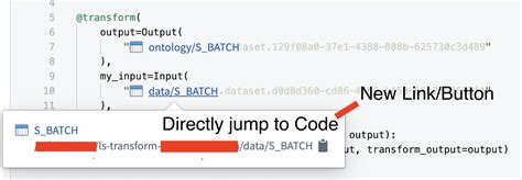 jump to code button in code repo product feedback palantir developer community