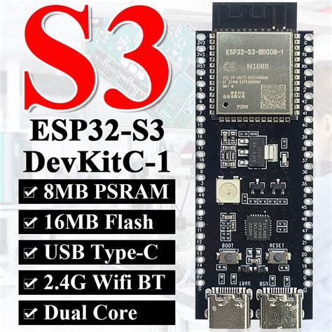 Jual New Esp32 S3 Devkitc 1 Bt 24g Wifi Module Development Board For