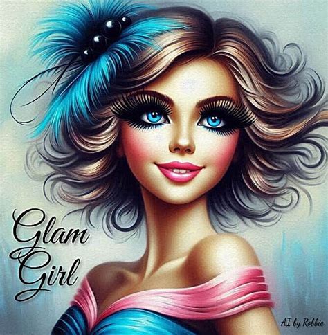 Glam Girl In Ai Art