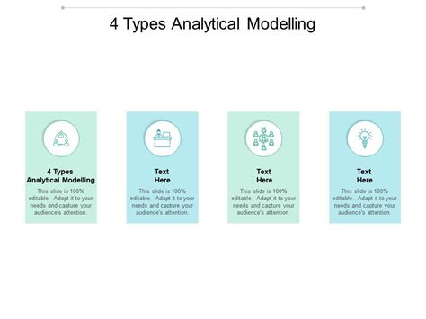 4 Types Analytical Modelling Ppt Powerpoint Presentation Picture Cpb Presentation Graphics