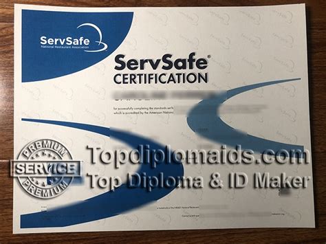 Where To Get A Fake Servsafe Certification