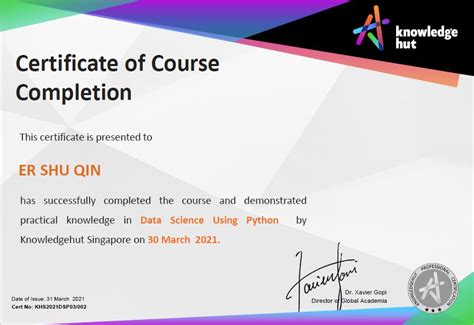 Learning Datascience Thankyou Education Shu Qin E