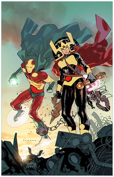 Mister Miracle And Big Barda By Marcio Takara Rcomicbooks