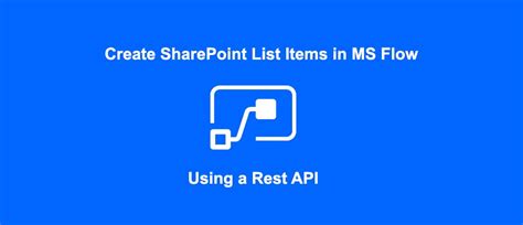 Creating Sharepoint List Items In Microsoft Flow Using A Rest Api Dmc