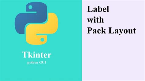 How To Create And Use Label In Tkinter Python Gui Library Youtube