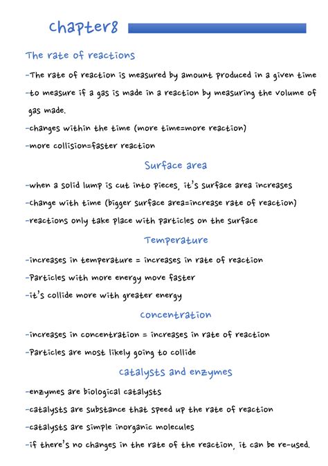 Chapter 8 Science Lecture Notes For Science Chapter8