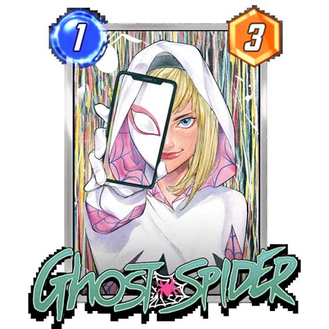 Ghost Spider Peach Momoko Marvel Snap Card Variant Marvel Snap Zone