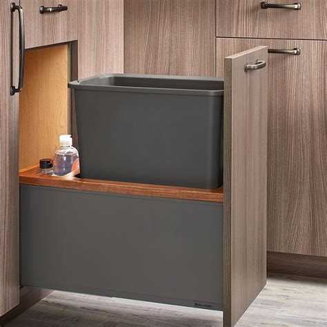 REV A SHELF LB Double Quart LEGRABOX Bottom Mount Waste Container Walnut Rev A Shelf LB