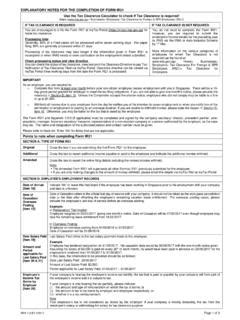 EXPLANATORY NOTES FOR THE COMPLETION OF FORM IR Explanatory Notes For The Completion Of