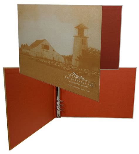 Landscape Binder Yebo Custom Binders And Folders