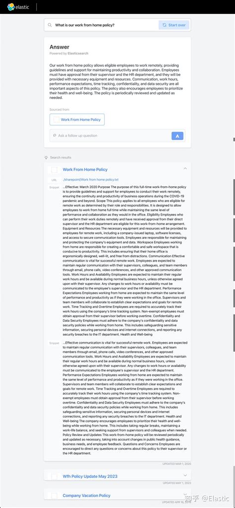 Elasticsearch：使用 Elasticsearch 向量搜索及 Rag 来实现 Chatbot 知乎