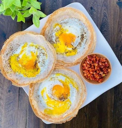 Sri Lankan Egg Hoppers Recipe Sri Lankan Breakfast Menu Ideas