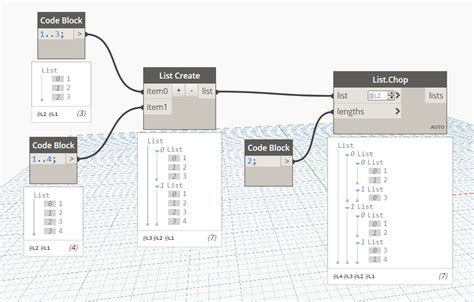 How To Get New List Pairxy By List Chop Lists Logic Dynamo