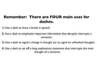 The Dash PowerPoint PPT
