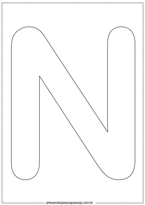 Moldes Da Letra N Para Imprimir Alfabeto Completo Para Imprimir My XXX Hot Girl