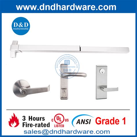 Design Hardware Steel ANSI UL Fire Vertical Panic Exit Device DDPD From China Manufacturer