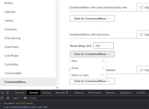 [contextualmenu] focus after selecting submenu s goes to body · issue