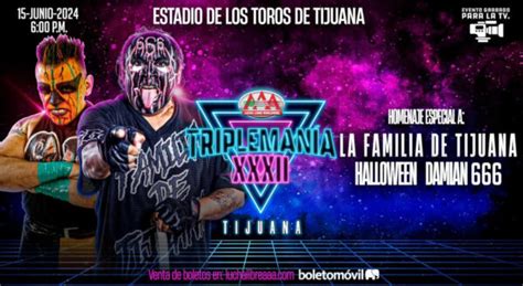 Anuncian Cartel Para Triplemanía Xxxii Tijuana Con Muchos Extranjeros
