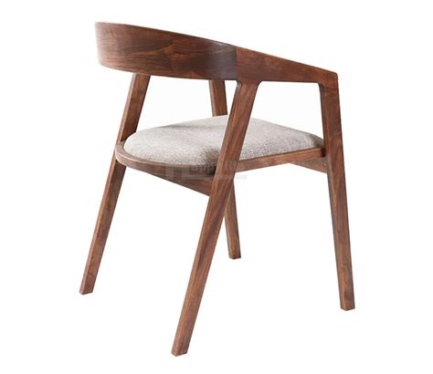 New Design European Style Wooden Cafe Chair With Cushion Dining Room
