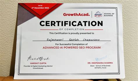 Rajeshwari Chakankar On Linkedin Im Happy To Inform That I Recently