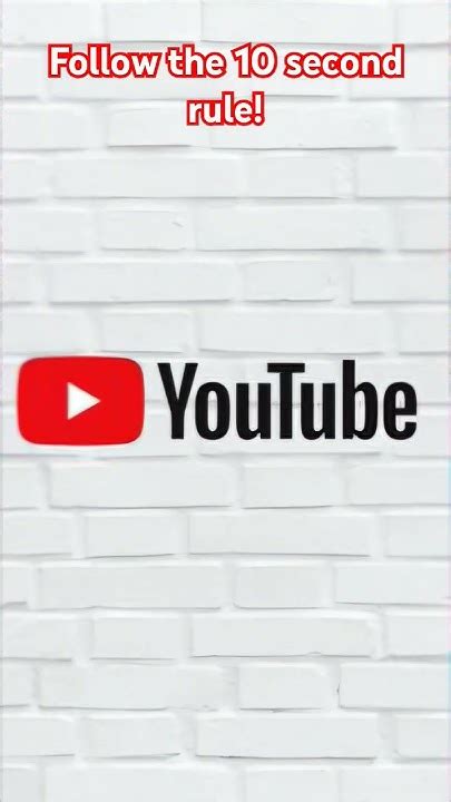 How To Go Viral On Youtube I Call It The 10 Second Rule Shorts