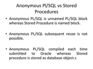 Stored Procedure And Functions Pptx Databases Computer Software And Applications