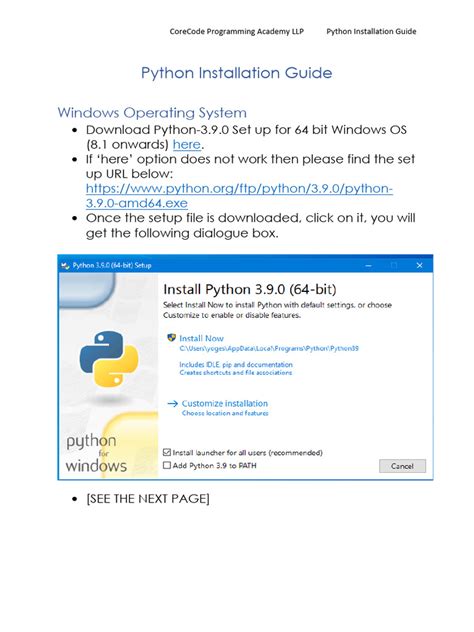 1 Python Installation Guide Pdf