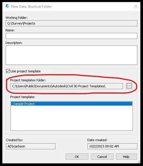 Solved Data Shortcut Project Templates Path Autodesk Community