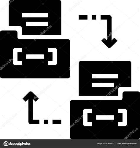 Data Document File Icon Solid Style Stock Vector By ©iconfinder 462686510