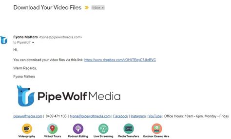 How To Download A Dropbox Transfer File PipeWolf Media