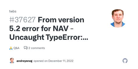 From Version Error For Nav Uncaught Typeerror I Createpopper Is Not A Function Twbs