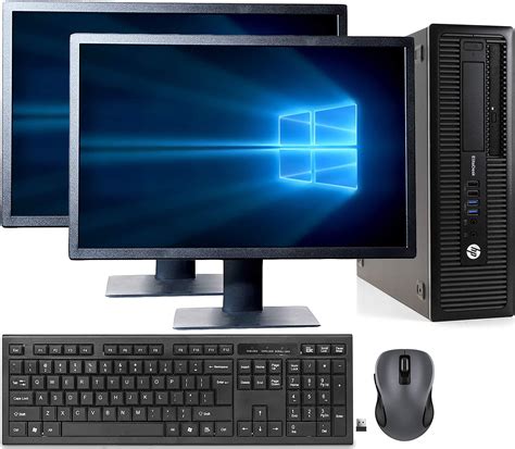 Amazon Com Hp Elite Desktop Computer Intel Core I Ghz Gb Ram Gb Hdd Keyboard