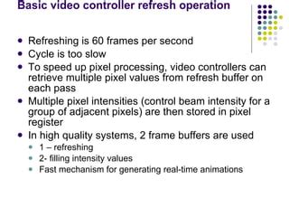 Lecture Raster Random Scan Systems Ppt Computing Technology Computing