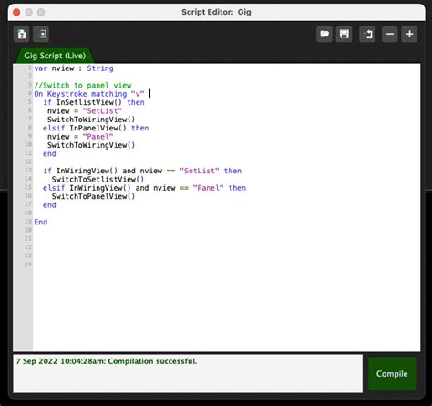 Keyboard Shortcut For Wiring View General Discussion About Gig Performer Gig Performer Community