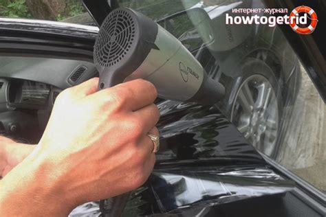 Как самостоятельно снять тонировку со стекла