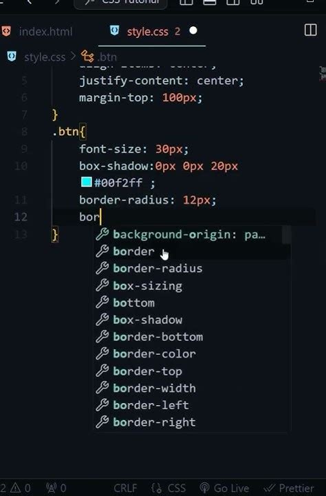 Neon Glowing Button Animation Using Html And Css Shorts Youtube