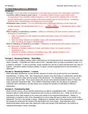 Stat Unit 2 Sem Exam Review Key Pdf AP Statistics Semester Exam Review Unit 2 Key 2 1