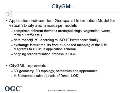 Ogc Standards And 3 D Geospatial Data Integration