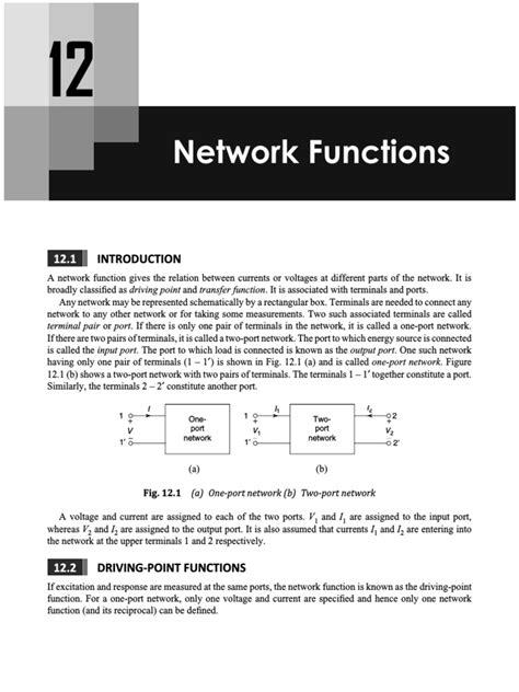 Network Functions R Singh Pdf Analog Circuits Electronic Engineering