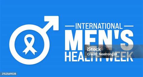 6월은 국제 남성 건강 주간 배경 템플릿입니다 휴일 컨셉 배경 배너 플래카드 카드 및 텍스트 비문과 표준 색상이 있는 포스터 디자인 템플릿에 사용합니다 6월에 대한 스톡